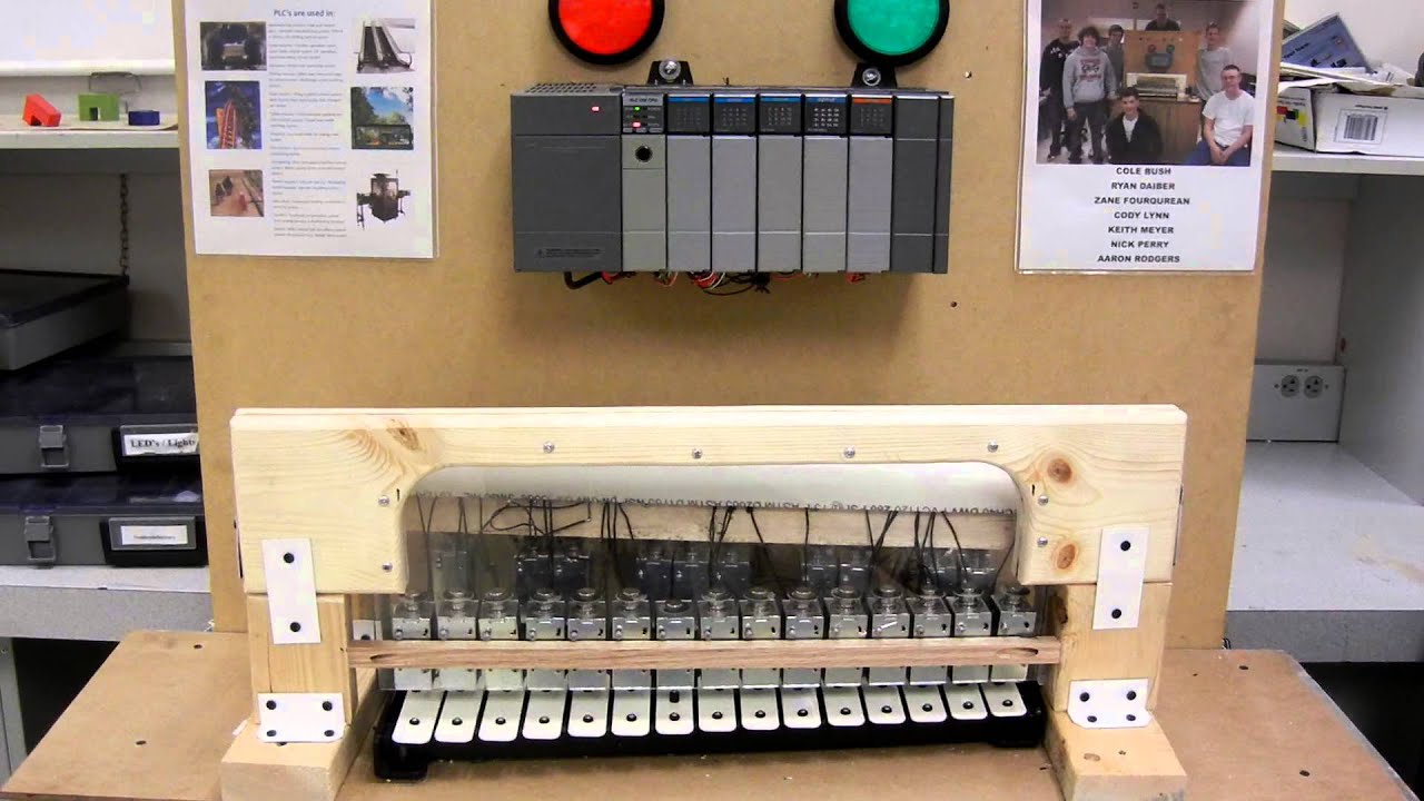 Triad High School PLC Project - Electronics 2 - YouTube