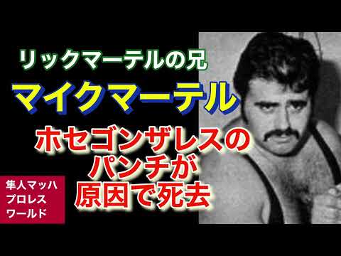 マイクマーテル ホセゴンザレスのパンチが原因で死去