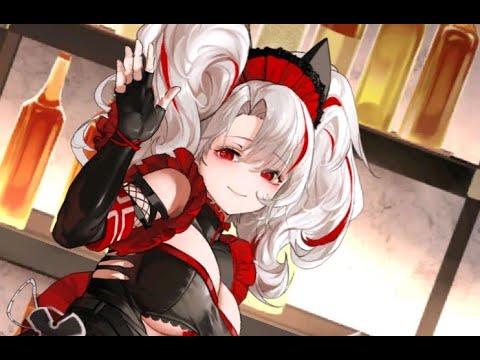 Azur Lane | Prinz Adalbert "After-Hours Service" Live 2D Skin - YouTube