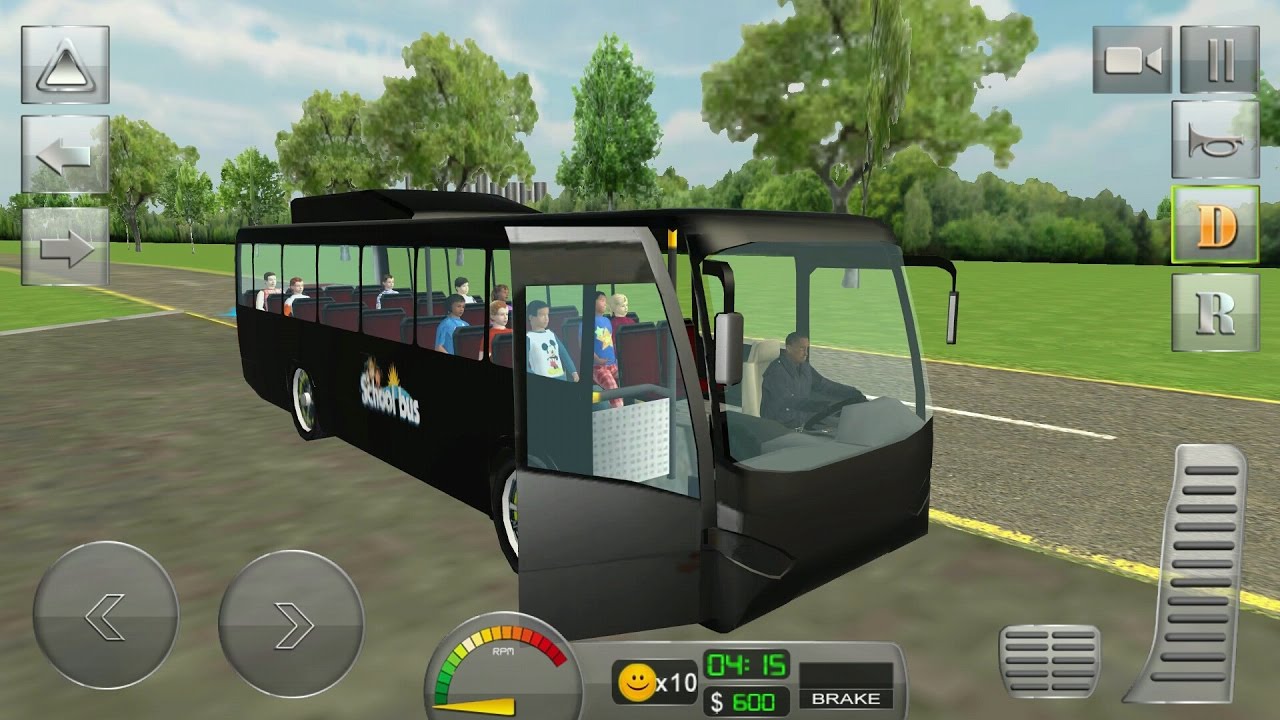 School Bus Driver 3D Simulator Android Gameplay #8 - YouTube