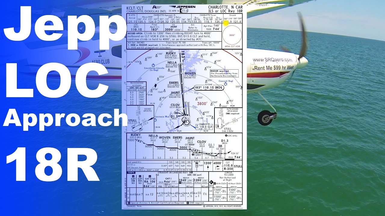IFR #8: How to Brief a Jepp Localizer Approach Plate | Jeppesen ...