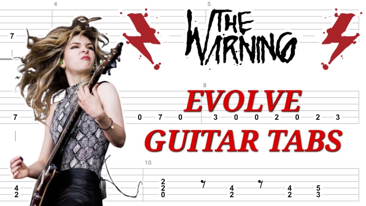 The Warning - EVOLVE GUITAR TABS | Cover | Tutorial | Lesson - YouTube