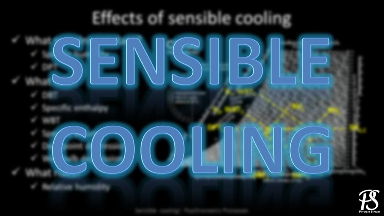 Sensible cooling | Psychrometric Processes | Air-Conditioning - YouTube