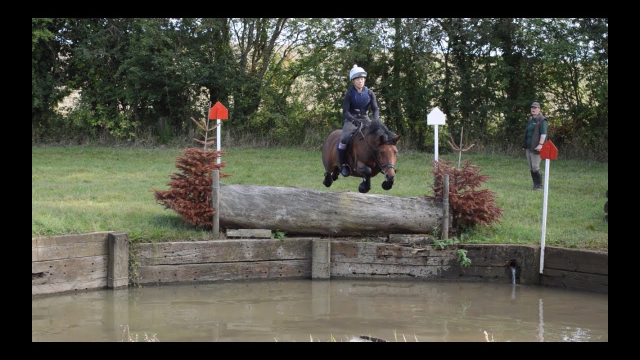 Teddy jumping huge water jump - YouTube