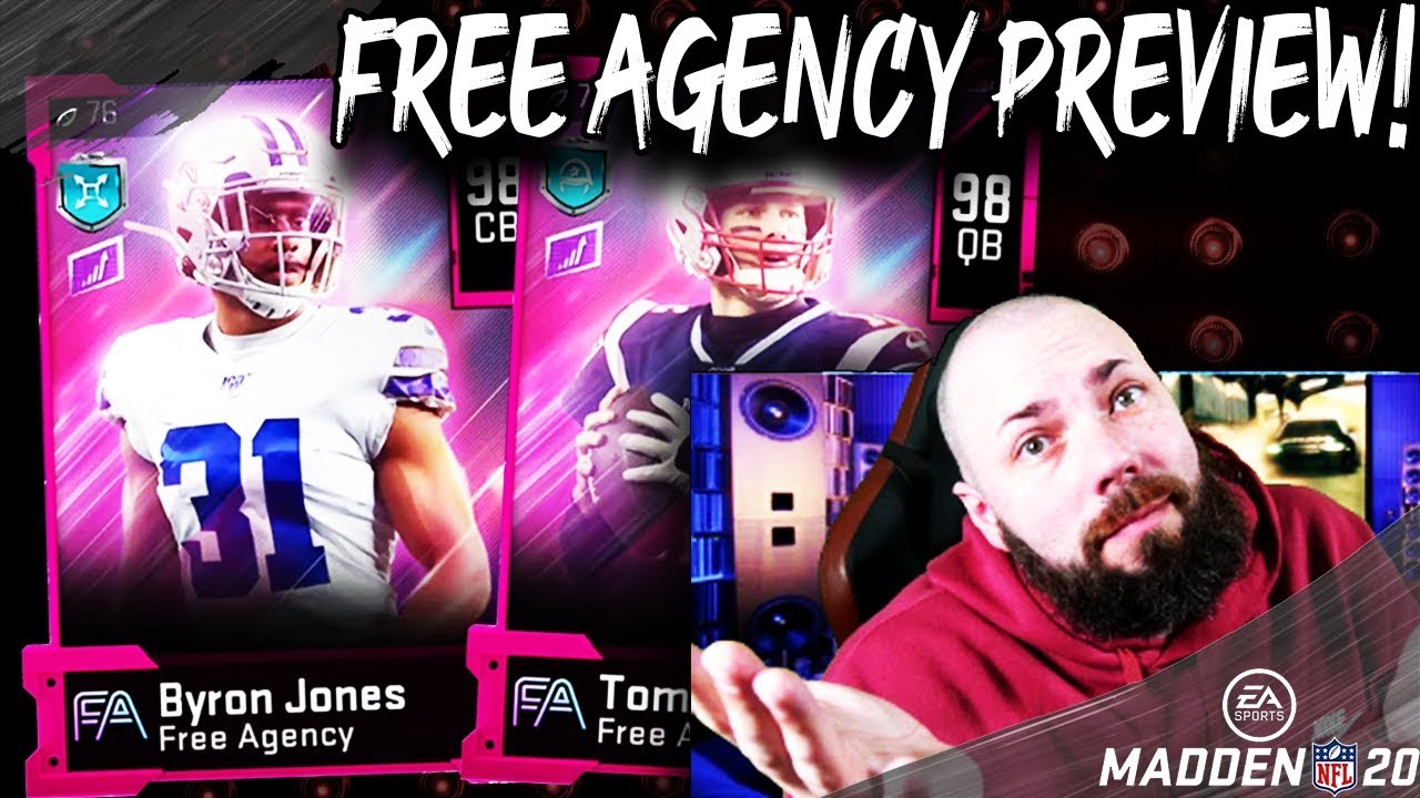 FREE AGENT PROMO PART 2 PREVIEW! [MADDEN 20 ULTIMATE TEAM] - YouTube