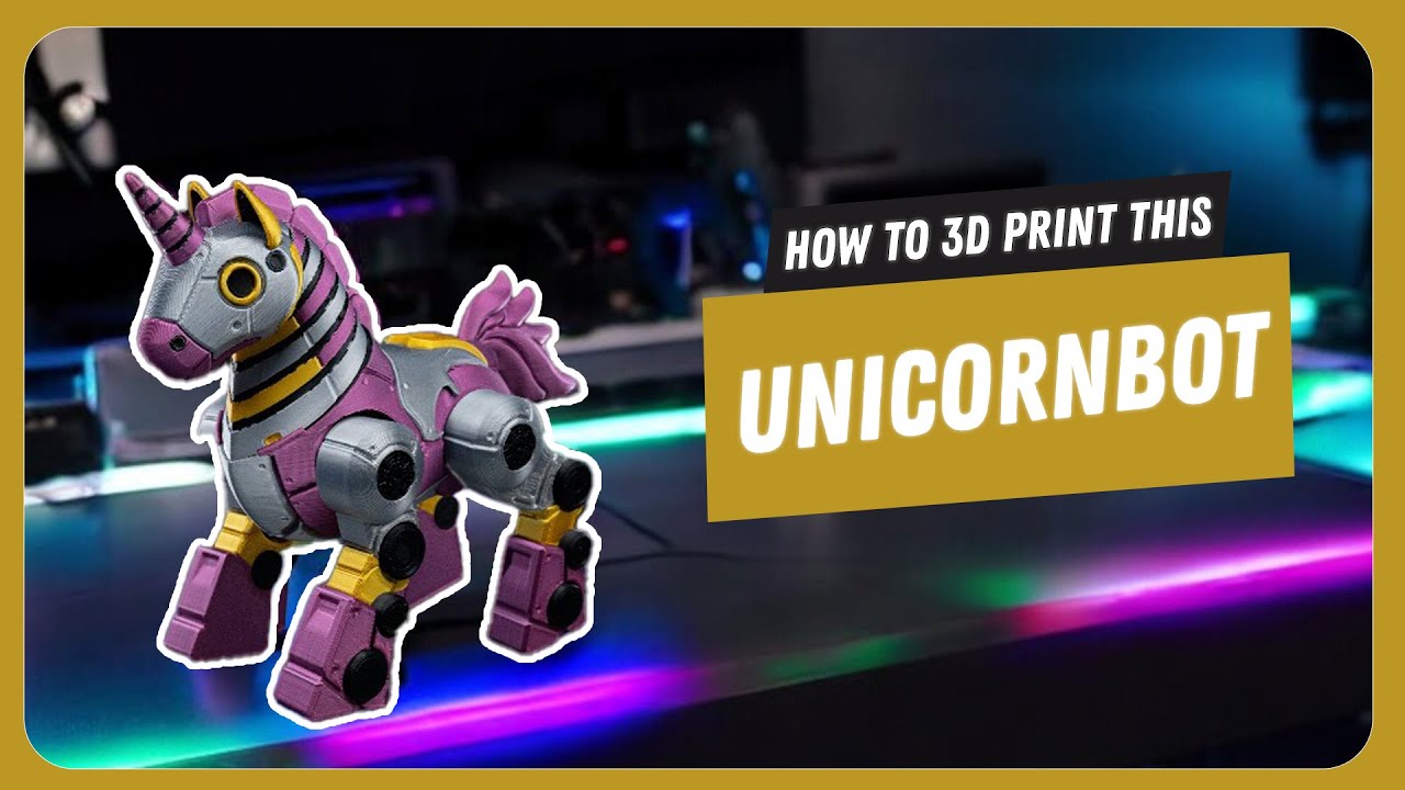 How to slice: Unicornbot - YouTube