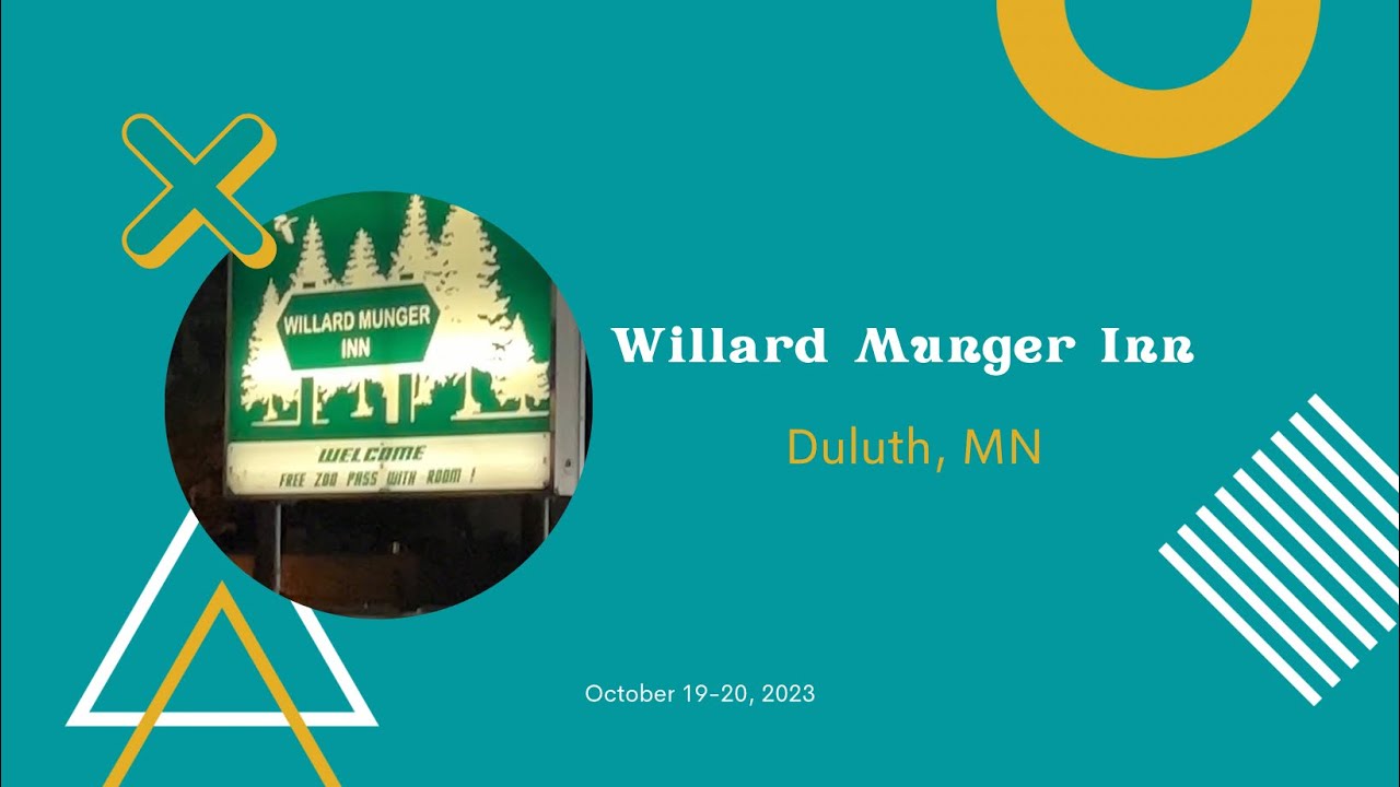 Motel Room Tour at the Willard Munger Inn in Duluth, MN - YouTube