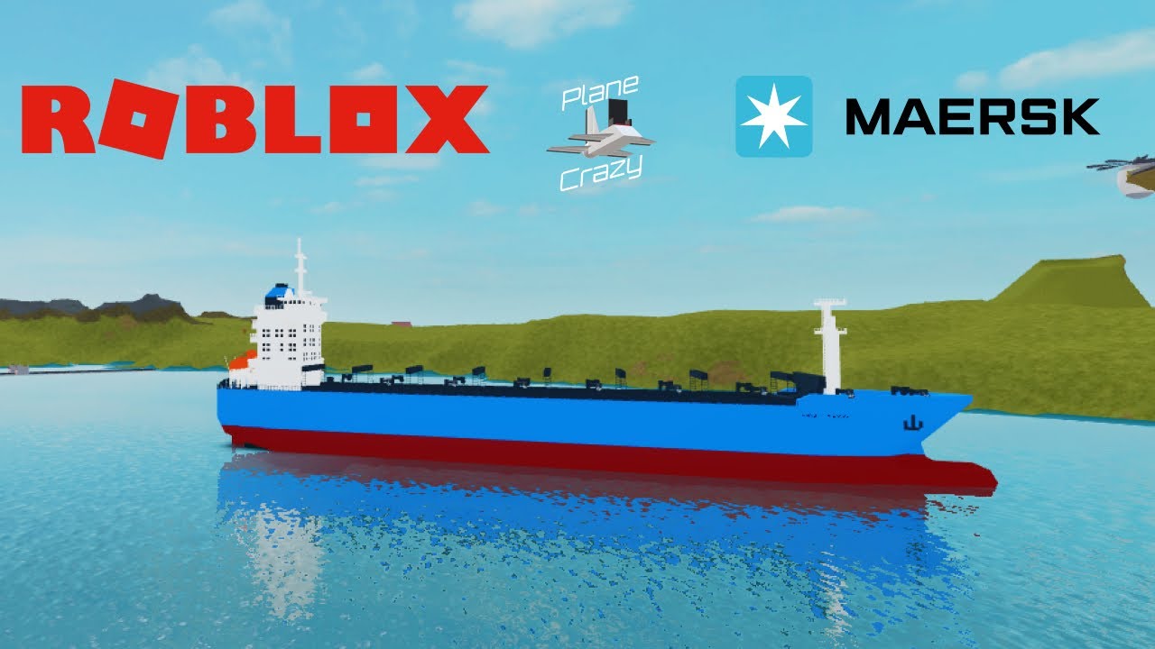 Maersk Cargo Ship in Roblox Plane Crazy - YouTube