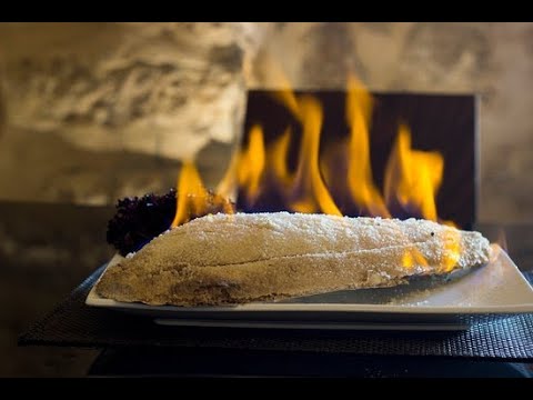 Tasty food! Fish in salt. How to Make Salt-Baked Salmon - YouTube