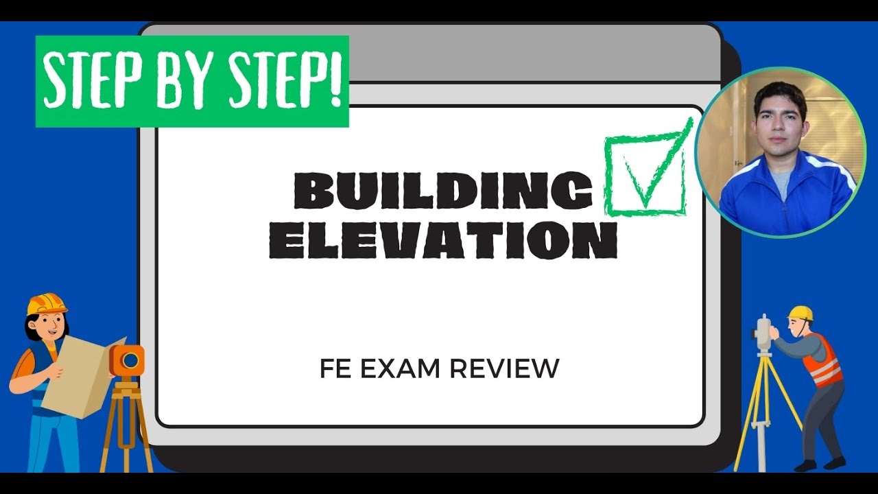 FE Exam Surveying - Elevation of Building - YouTube