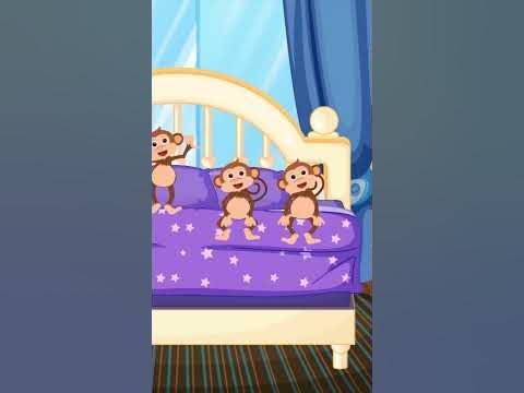 Five little monkeys en español Cinco Monitos #shorts #pampina # ...