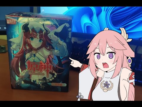 Genshin impact cards aliexpress - Nilou especial box cards - YouTube