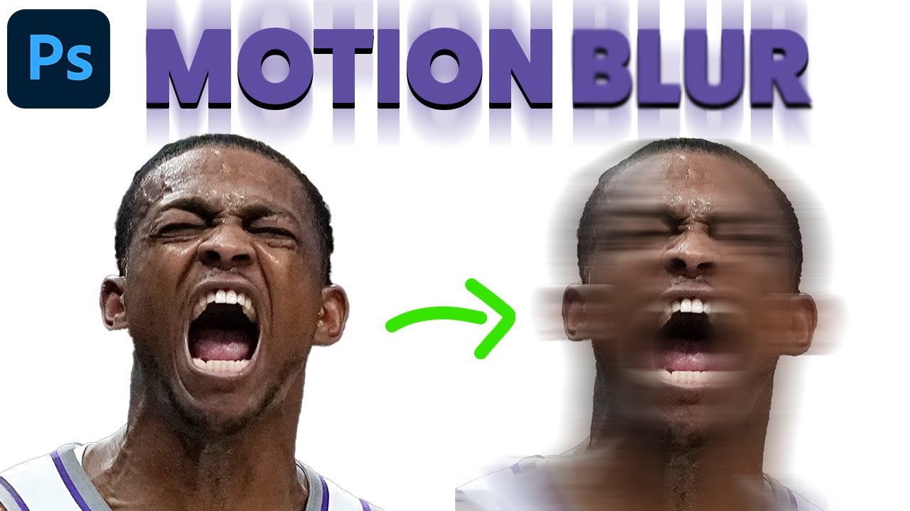 Make any photo look FAST! | Motion Blur EASY Tutorial (Photoshop) - YouTube