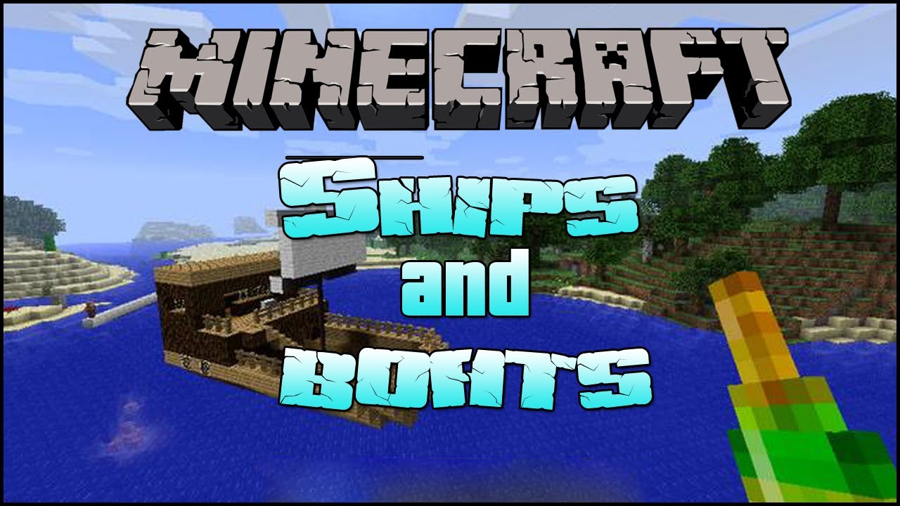 [MOD] Crie e Controle Seu próprio Barco! - Minecraft - YouTube