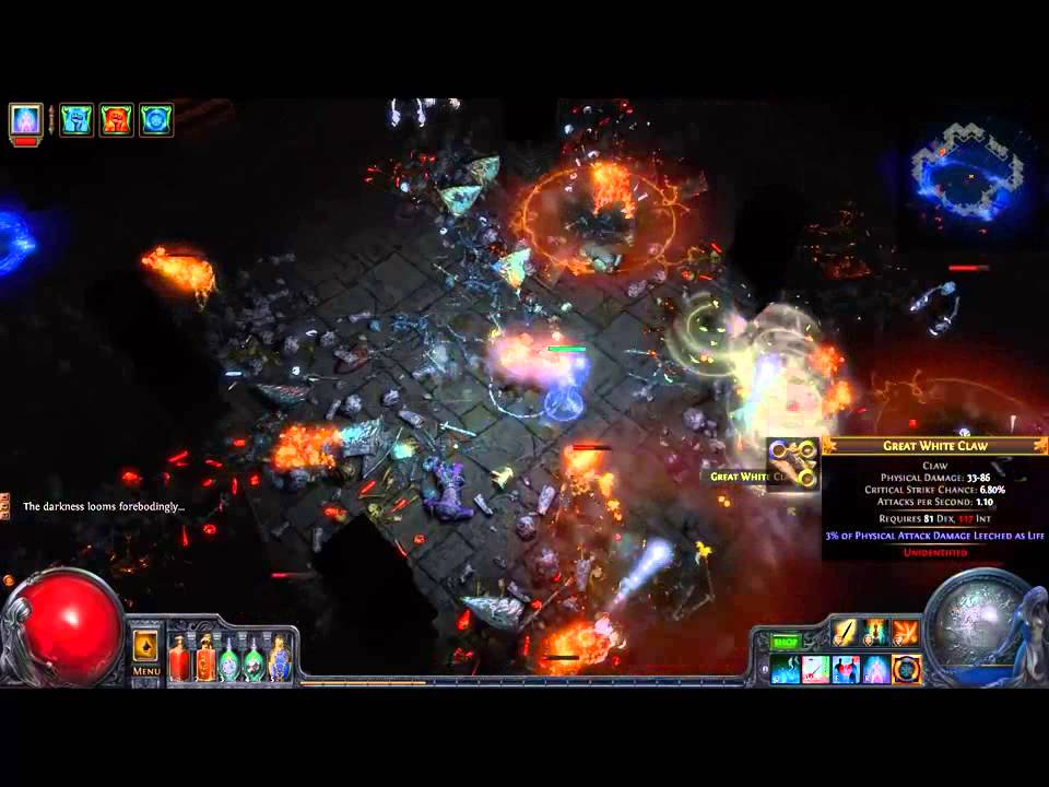 Path of Exile The Coward's Trial Crypt Map - YouTube