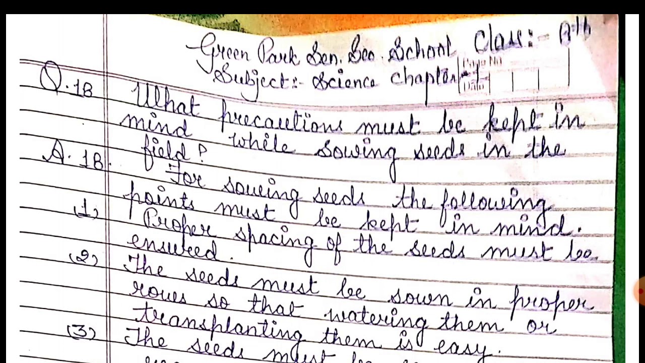 Class 8th science chapter-1 questions 18 to 23 - YouTube