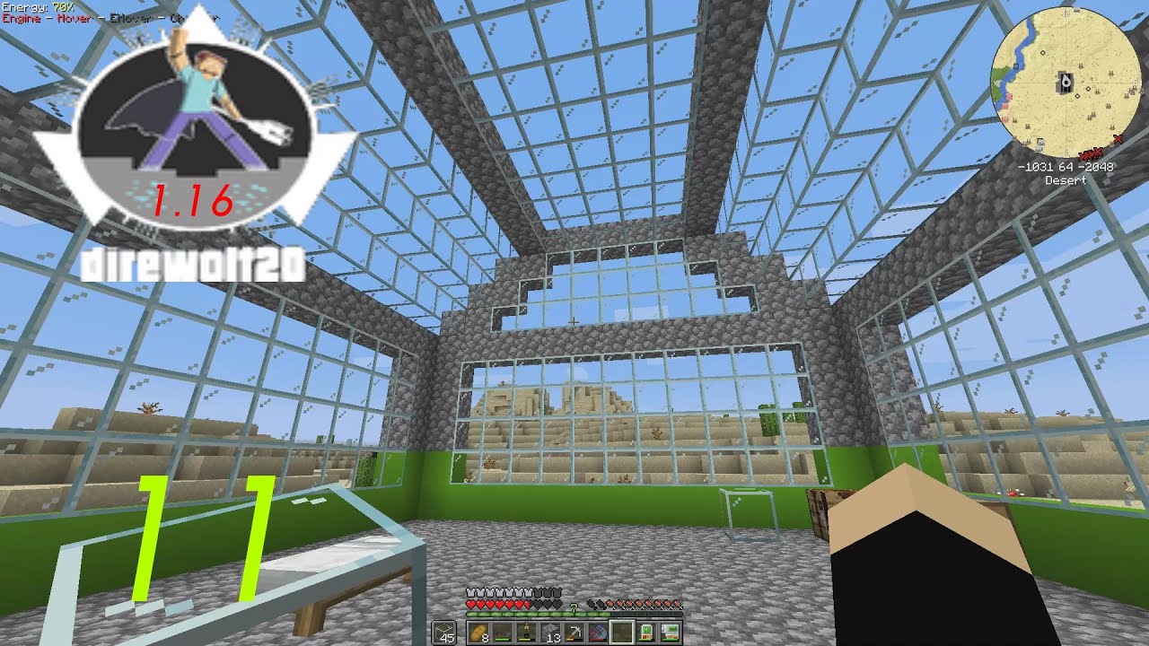 Direwolf20 Modpack 1.16 - Ep.11 - Base Design - YouTube