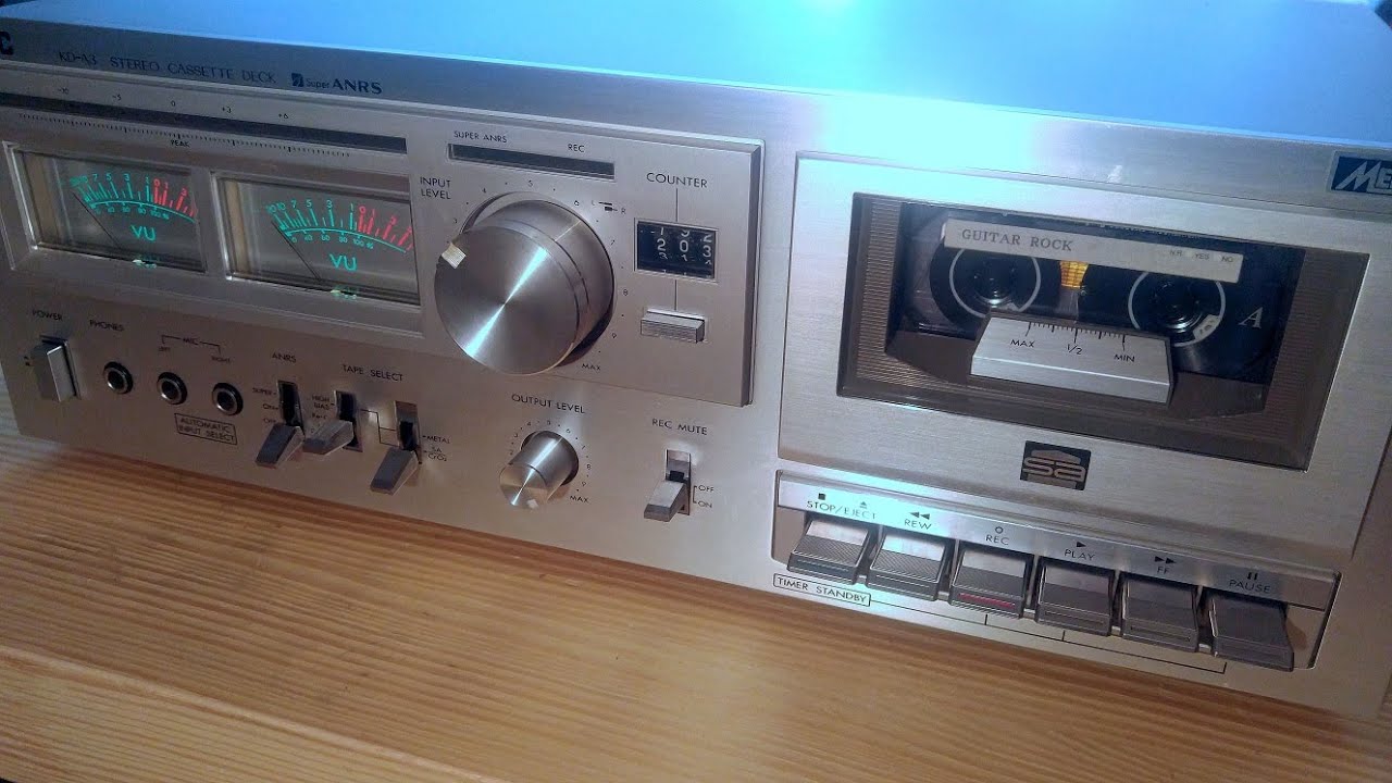 JVC KD A3 Stereo Cassette Deck - YouTube