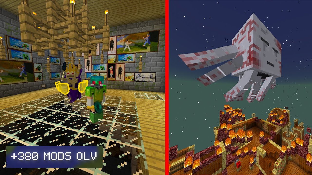 MINECRAFT pero con TODOS los MODS que EXISTEN T2! - PARTE 9 - YouTube