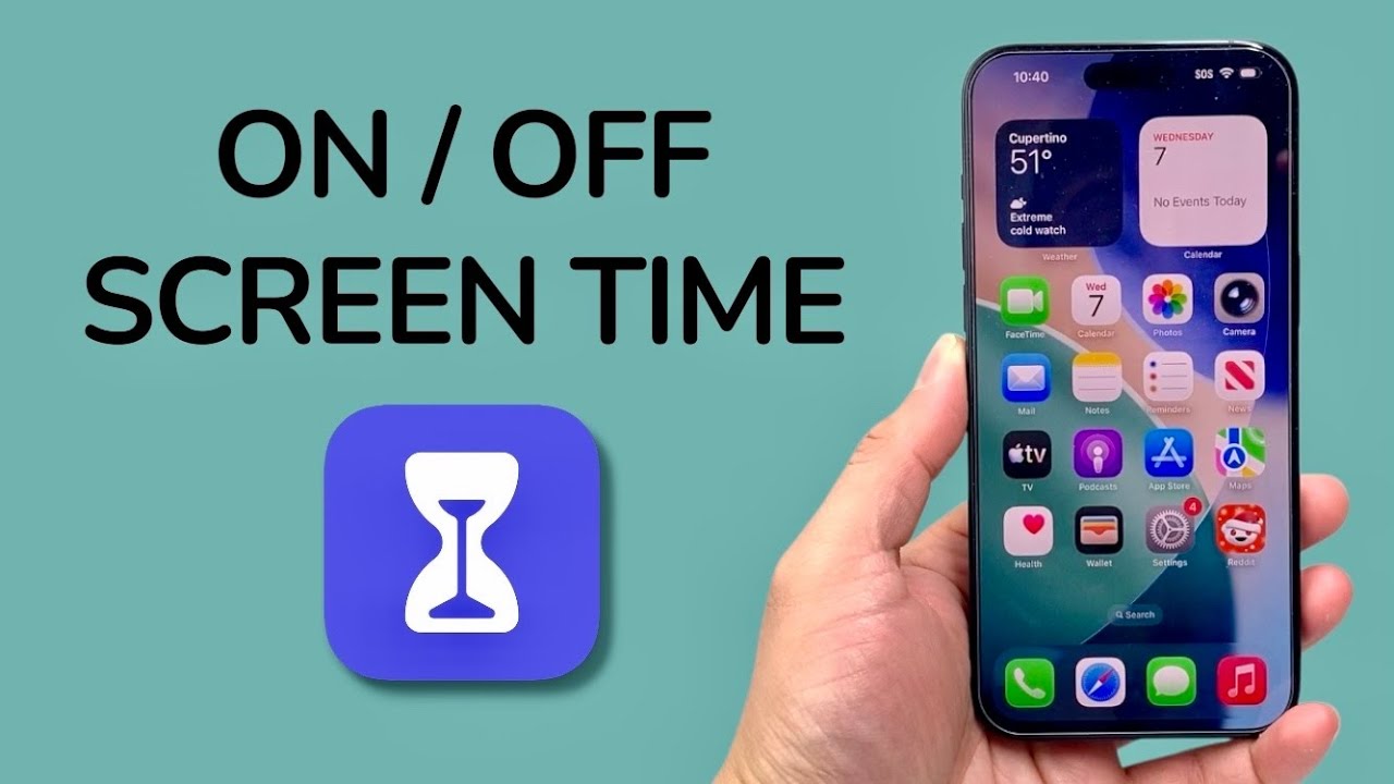 How To Turn On / Off Screen Time On iPhone - YouTube