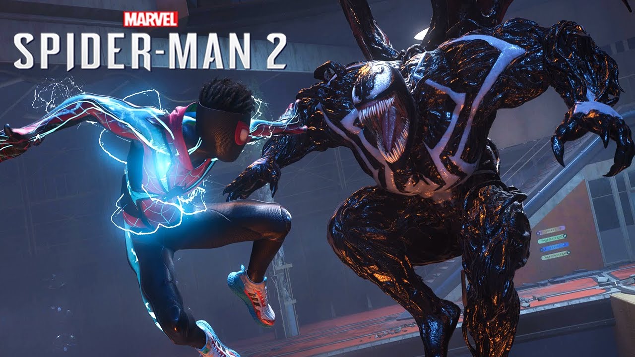 Spiderman 2: Venom Vs Miles Morales (Miles Morales Destroy Venom) - YouTube