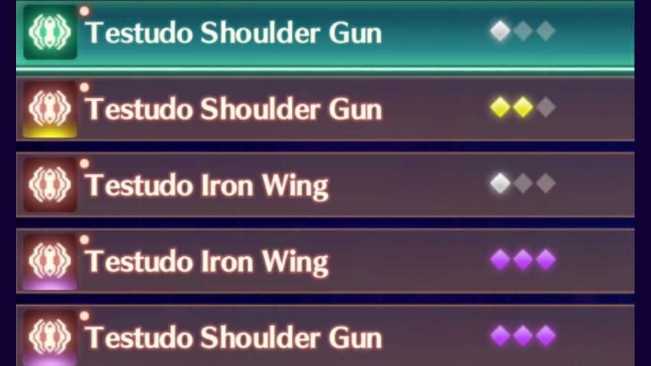 Xenoblade Chronicles 3 - Gem Crafting Where to Find Testudo Shoulder ...