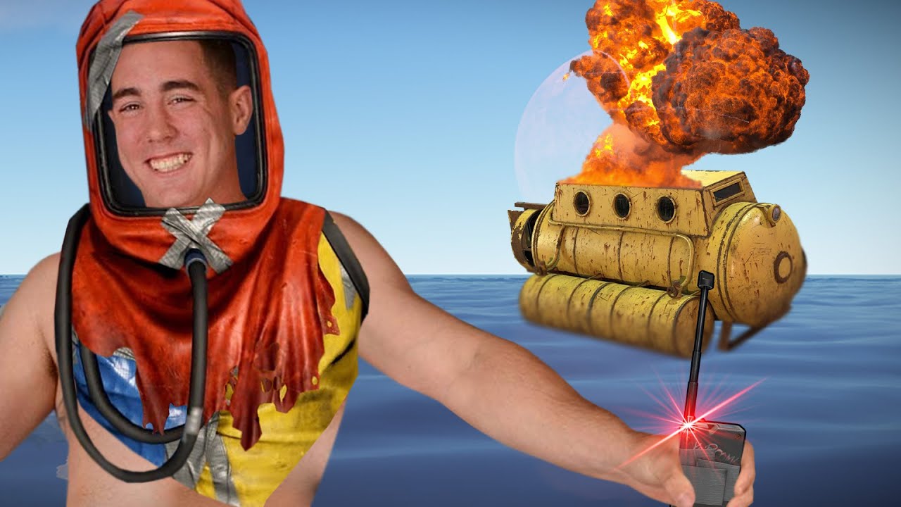 I hid remote detonated C4 in Submarines - YouTube