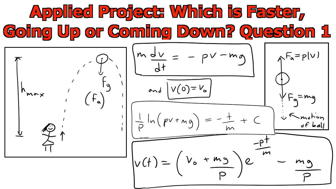 Applied Project: Which is Faster, Going Up or Coming Down? Question 1 ...