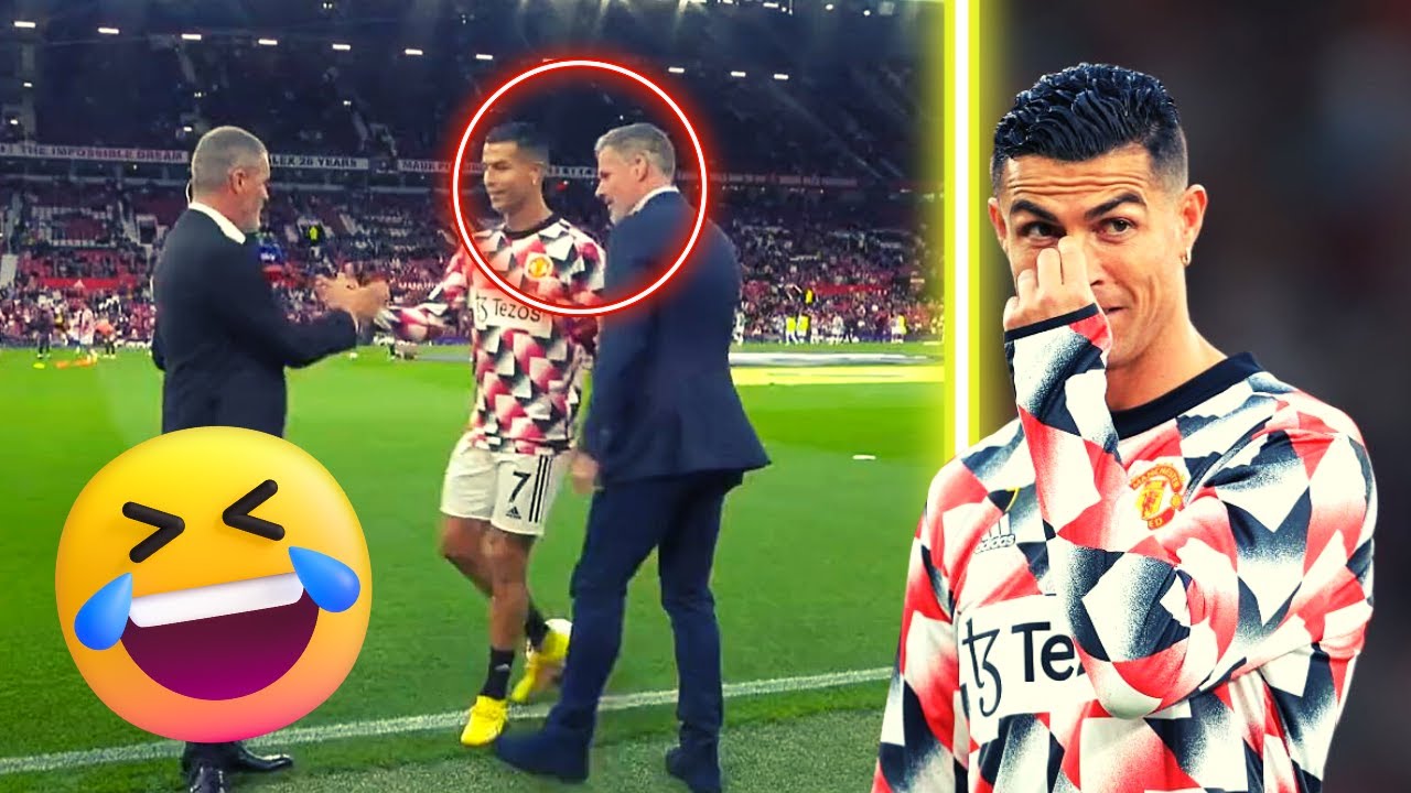 WHEN CRISTIANO RONALDO IGNORES JAMIE CARRAGHER FUNNY MOMENTS 😂😂😂 - YouTube