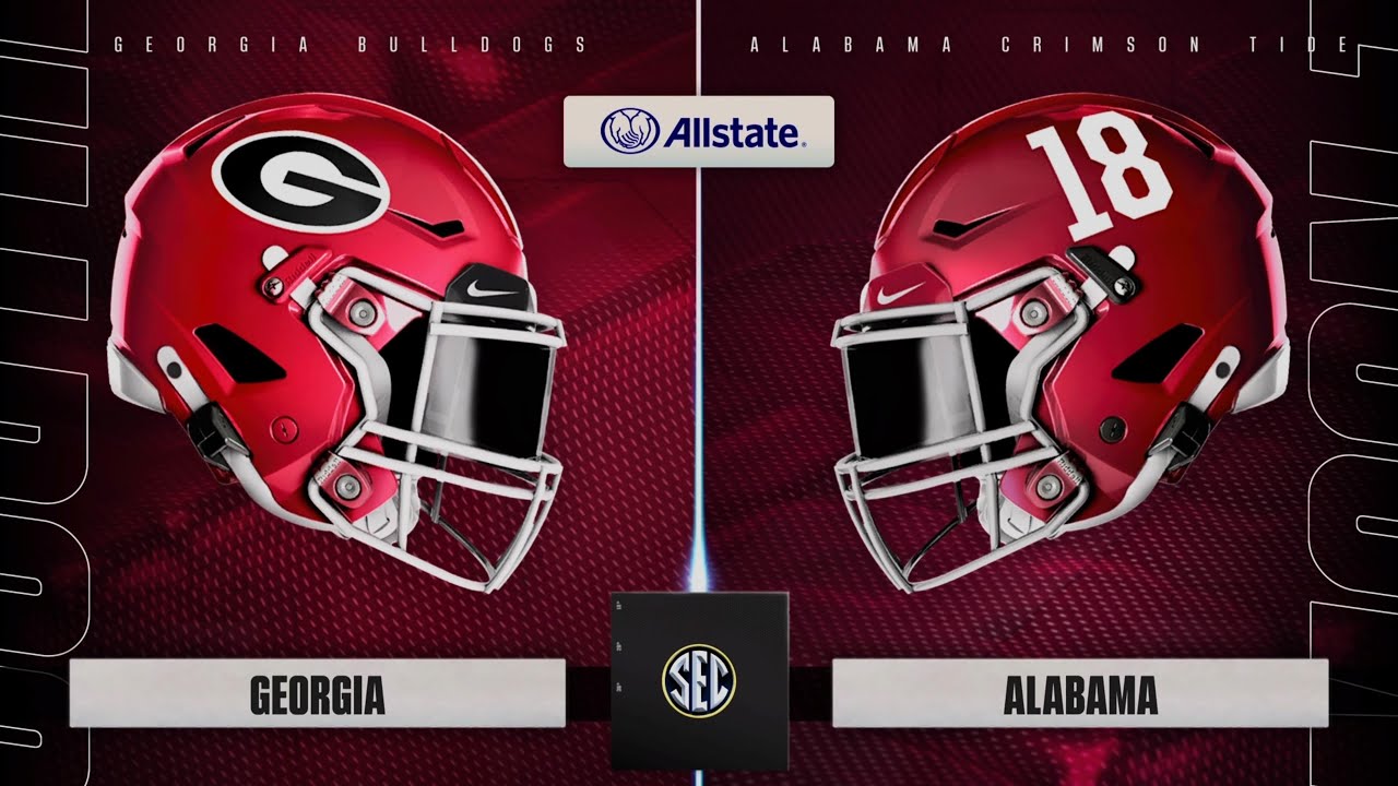 College Football 25 Alabama Crimson Tide vs.Georgia Bulldogs Full Game ...