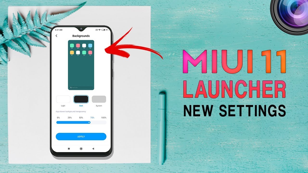 MIUI 11 Launcher New Settings & New UI | App Drawer - YouTube