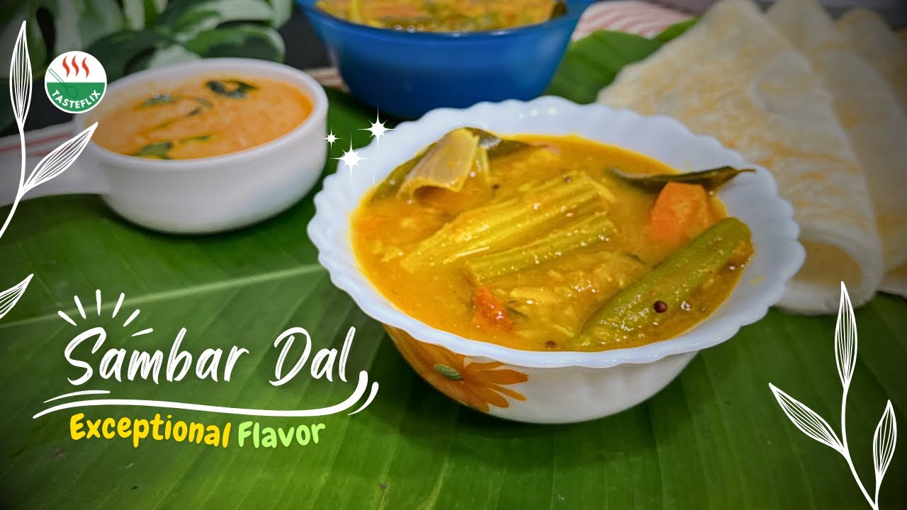 SAMBAR DAL RECIPE || South Indian Sambar|| Easy Restaurant Style SAMBAR ...