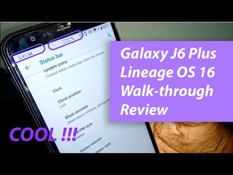 LineageOS 16 Features Walkthrough Review on Samsung Galaxy J6 Plus | Talkin' Tech Stuff