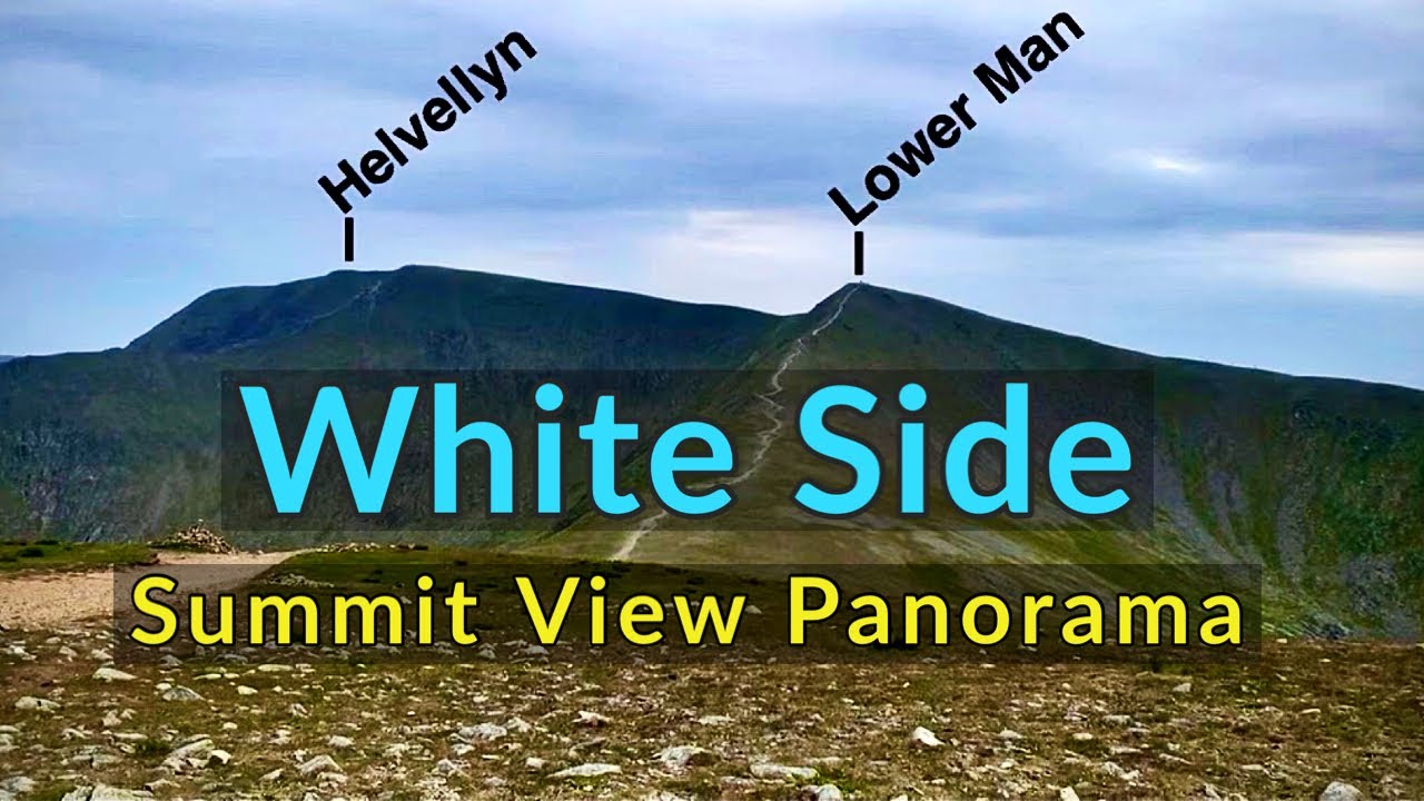 White Side (Helvellyn) : Summit View Panorama - all main view points ...