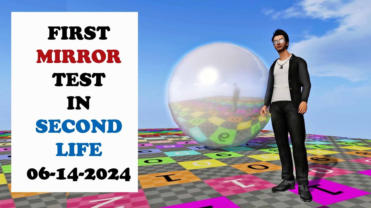 First Mirror Test in Second Life - YouTube