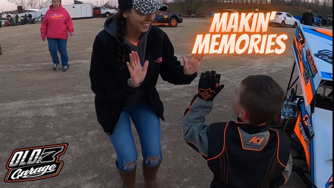 A podium finish!! Chase is getting the hang of it!! Kart Racing night ...