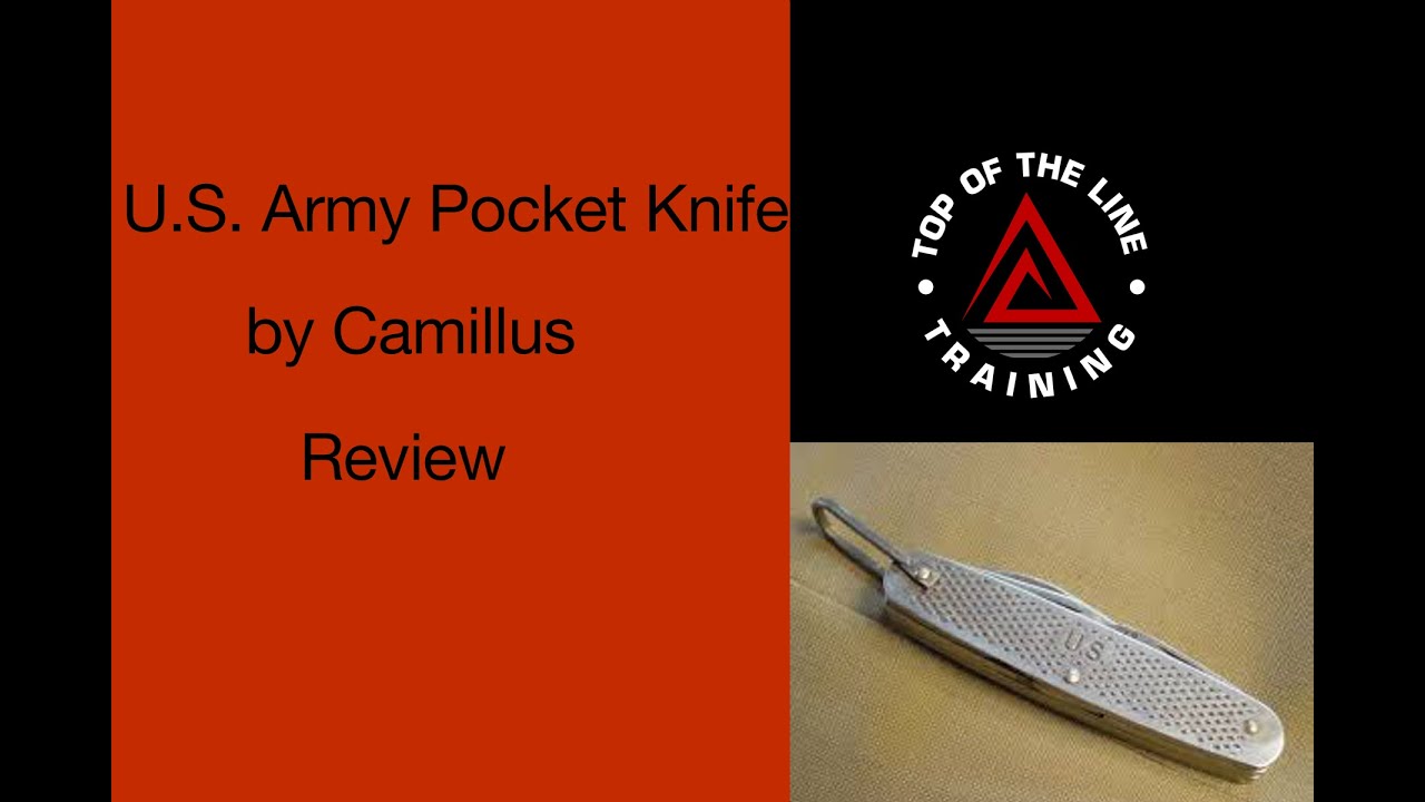 Knife Review U. S. GI Army Pocket Knife by Camillus - YouTube