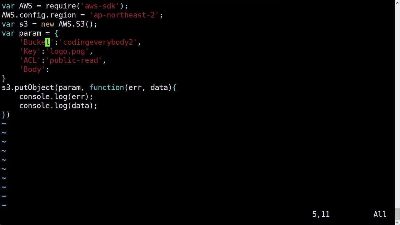 Aws S3 3 Sdk Nodejs 1 Put 업로드 Youtube