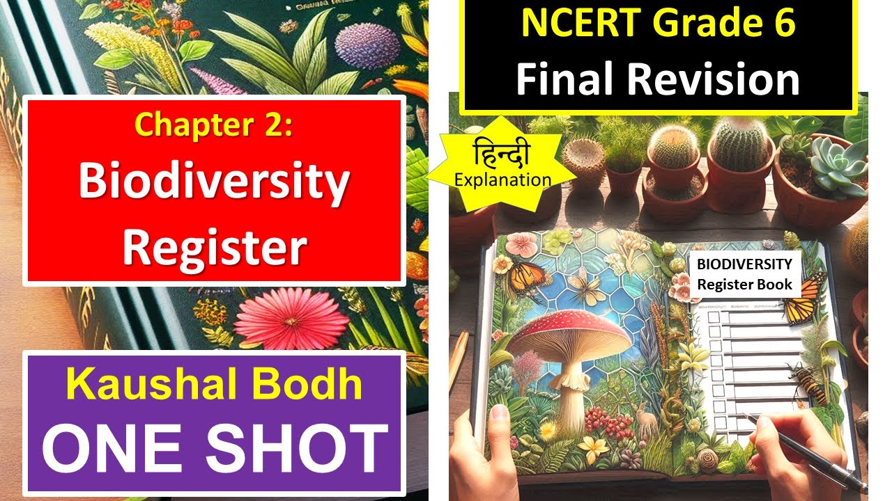 Biodiversity Register Class 6 Chapter 2 | One Shot Revision | NCERT ...