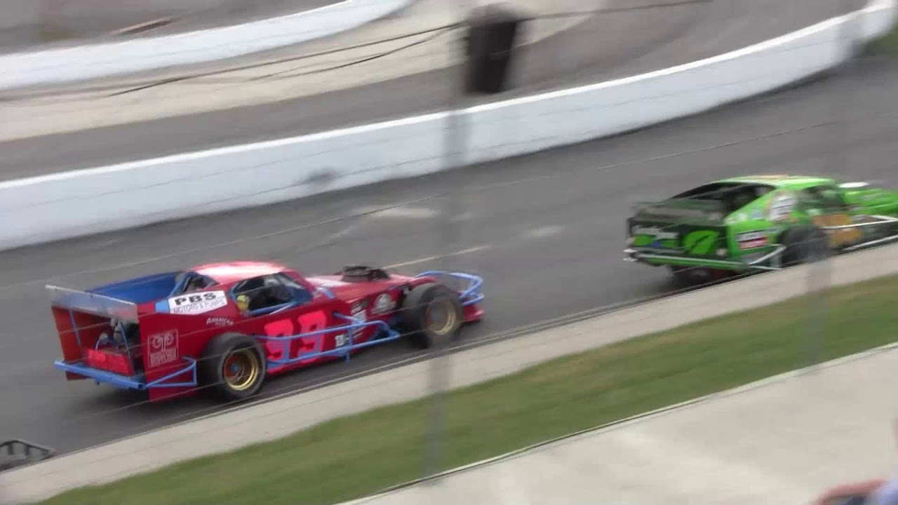 OSCAAR Modifieds Heat 2 Sunset Speedway July 20 2019 - YouTube