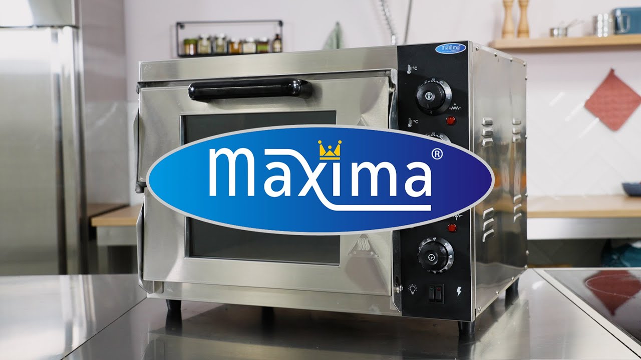 Maxima Pizza Oven Compact 2x40cm - YouTube