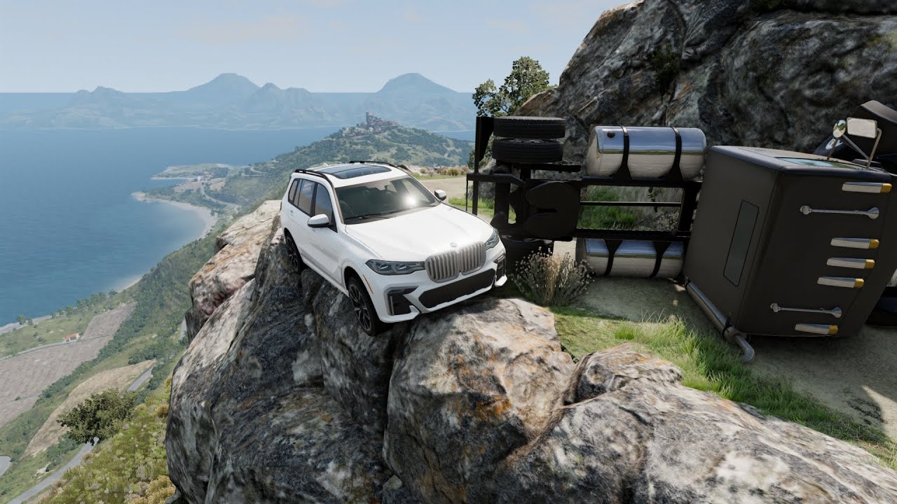 Cliff Road #4 - BeamNg Drive | CrashDriving - YouTube