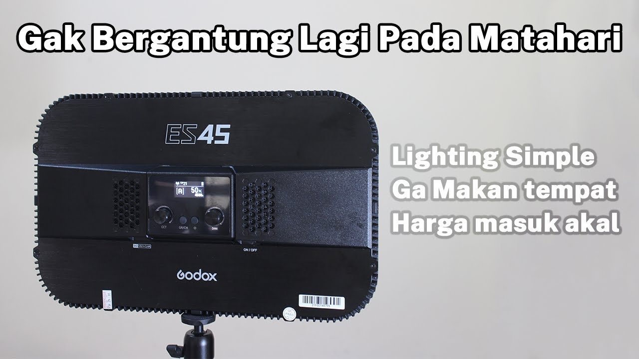 Review Lighting GODOX ES45 I Pilihan Tepat untuk pemula - YouTube