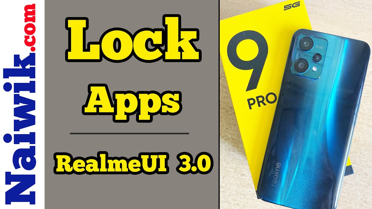 How to Lock Apps in Realme 9 Pro 5G || App Lock in Realmeui 3.0 - YouTube