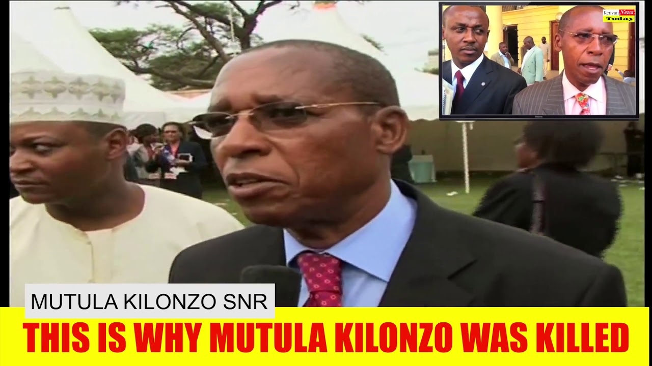 THIS IS WHY MUTULA KILONZO SENIOR WAS KILLED - YouTube
