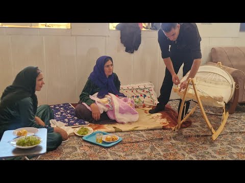 😍🎁Zainab and Sohrab arrived with a gift for Esmat; Suzan also installed the house's heater!