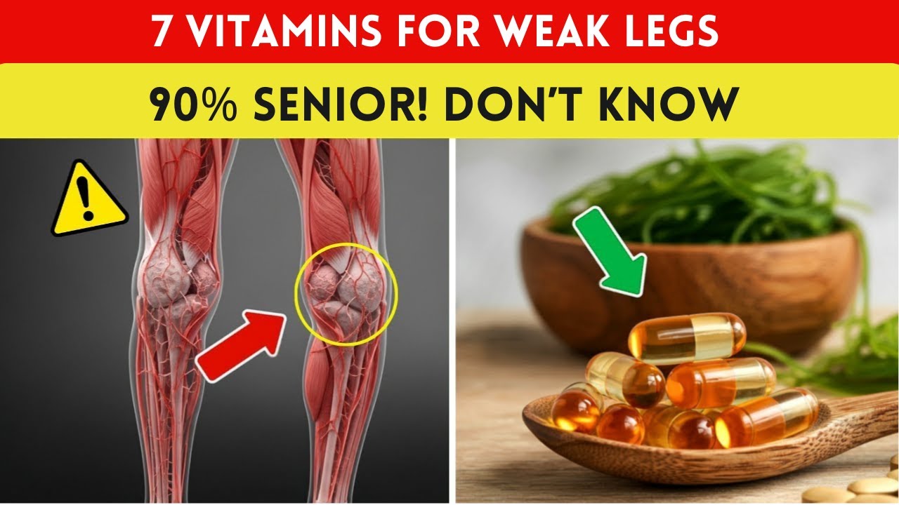 Weak Legs After 60? These 7 Vitamins Can Help - YouTube