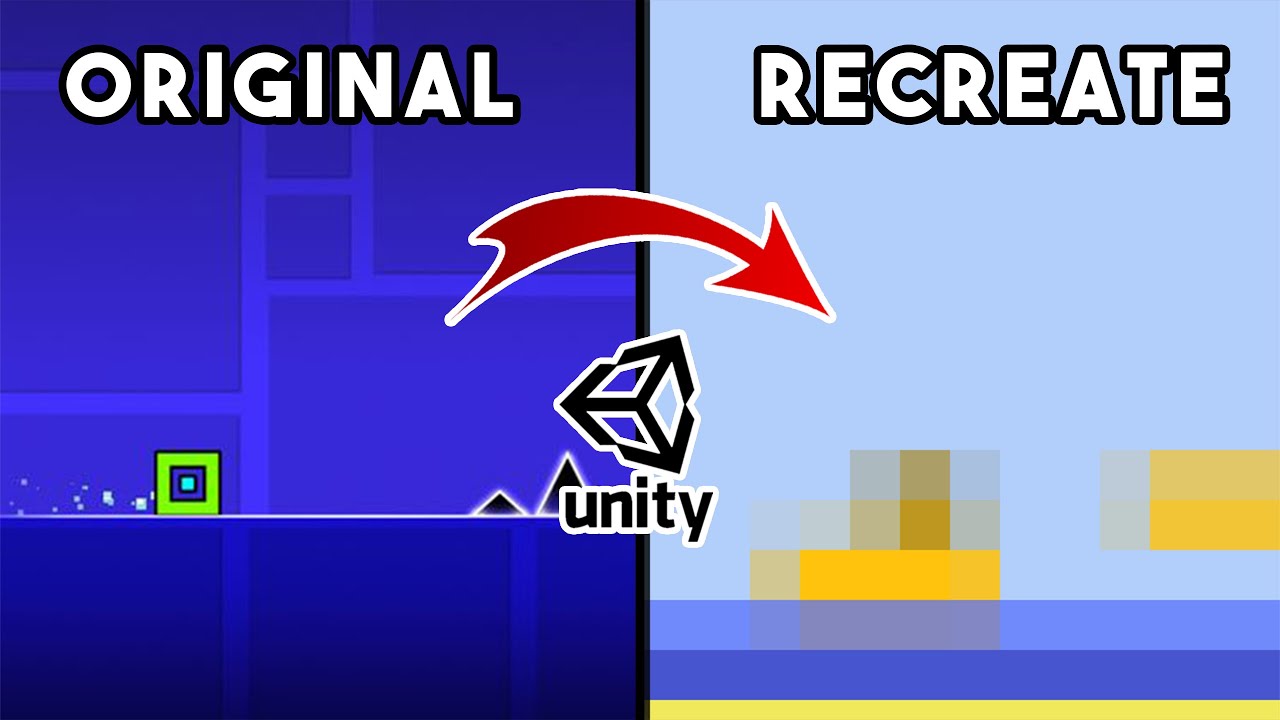 Failed Attempt: Recreating Geometry Dash in Unity - YouTube