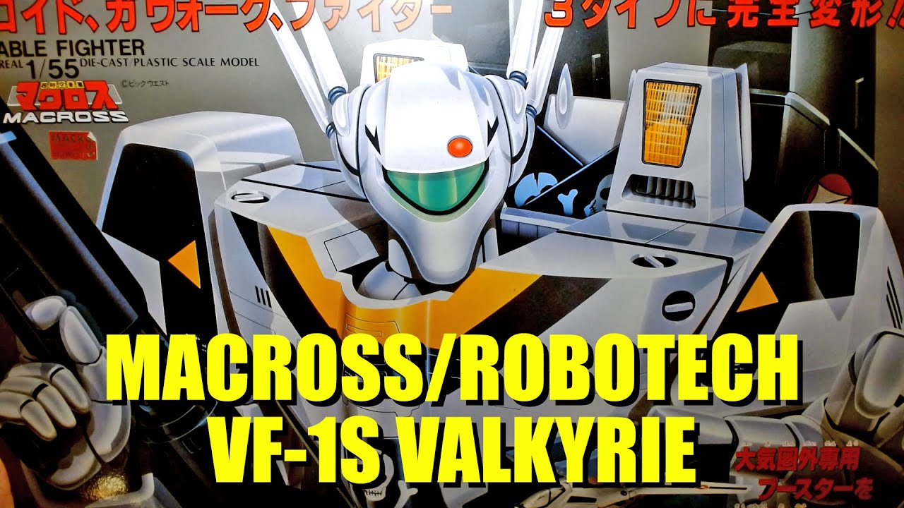 1/55 Macross Robotech VF-1S Strike Valkyrie - YouTube