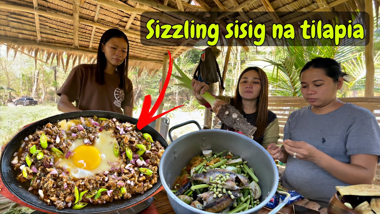 Nagluto ng sizzling sisig tilapia si madonna sa bukid | Nagdamo kami sa ...